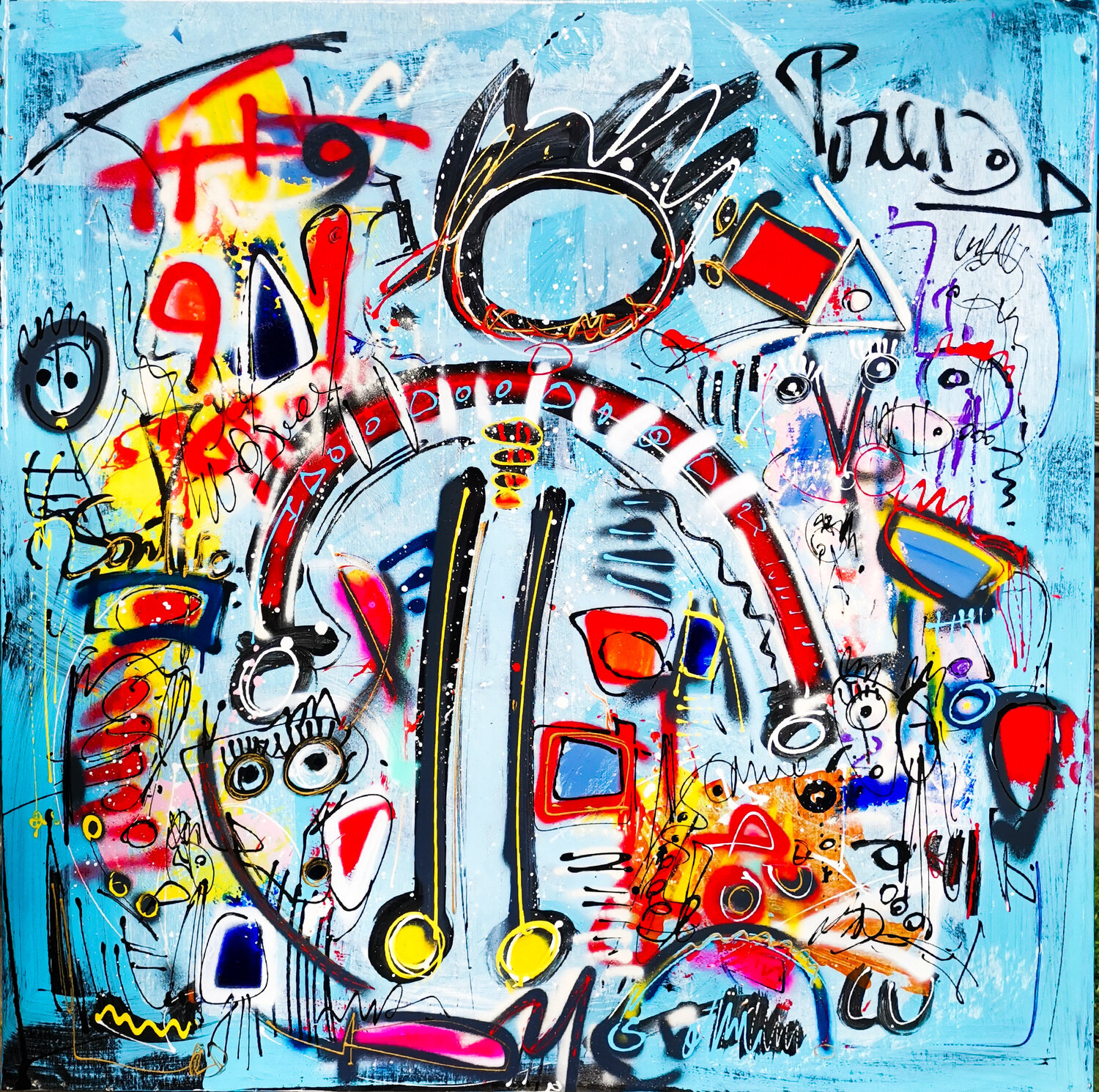 Sinbad by Luc Villard (2024) : Painting Acrylic on Canvas - Singulart