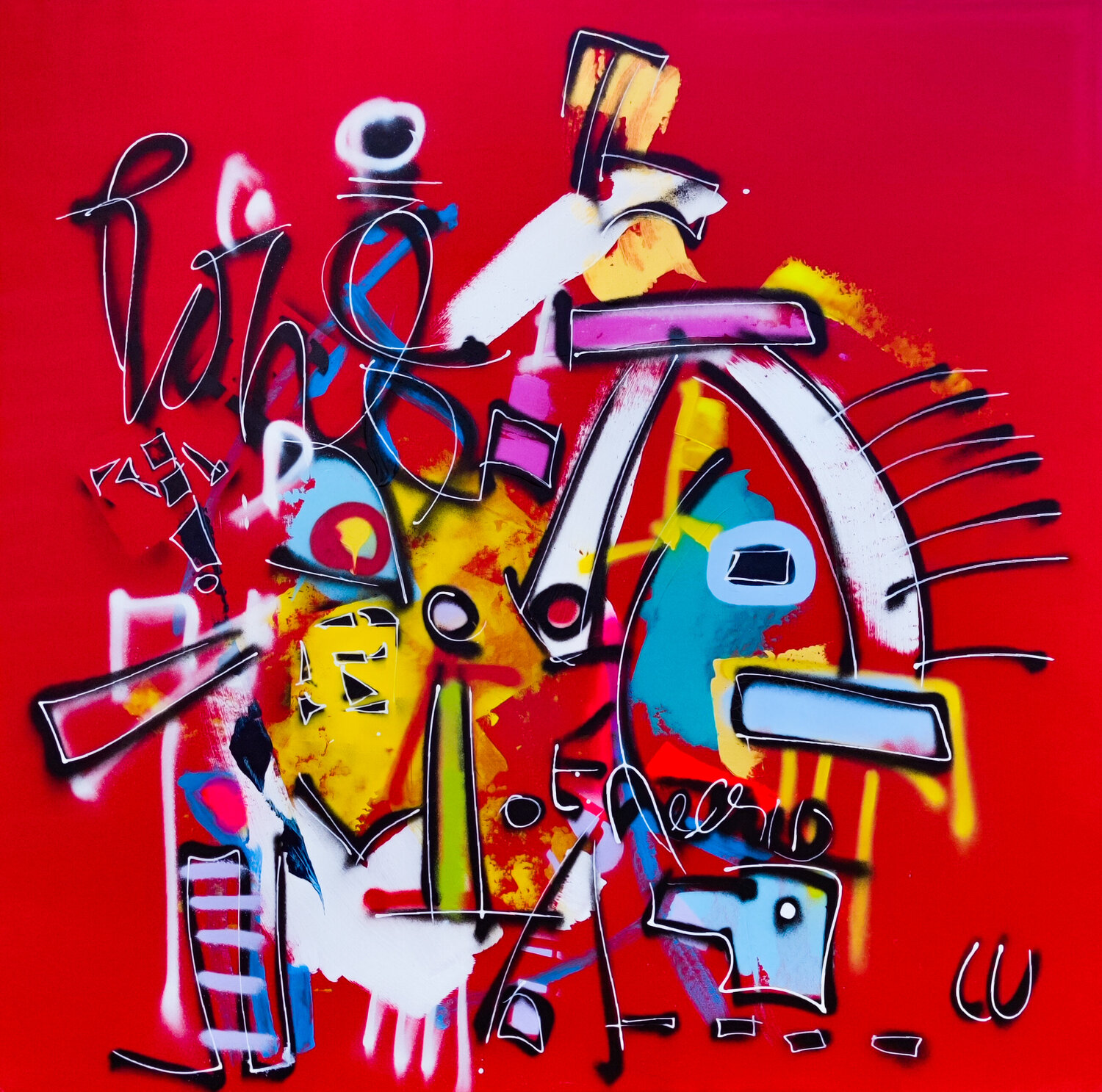 Euphoria by Luc Villard (2024) : Painting Acrylic on Canvas - Singulart