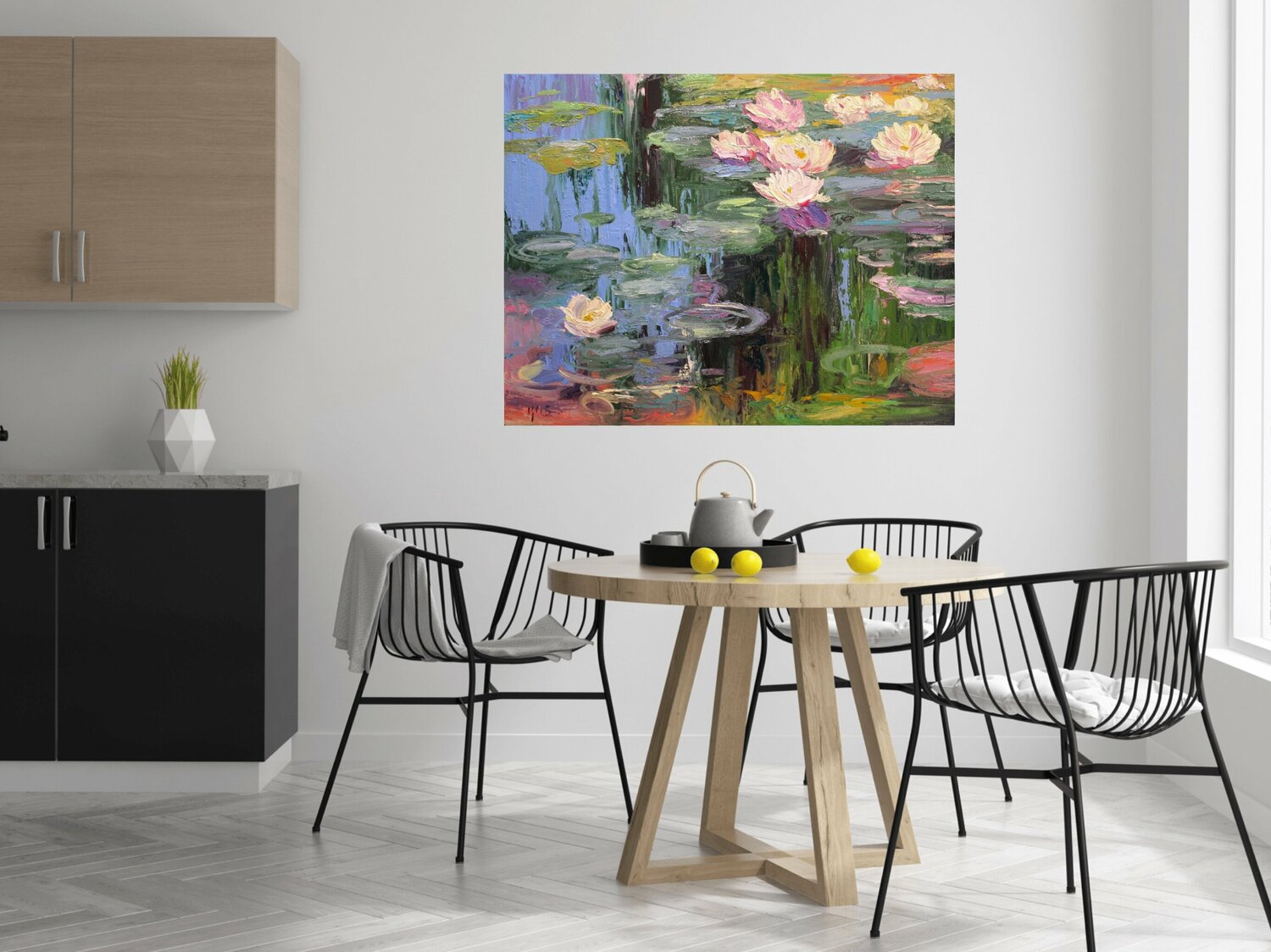 Water Lilies For Alice by Kristen Olson Stone (2021) : Painting Oil on ...