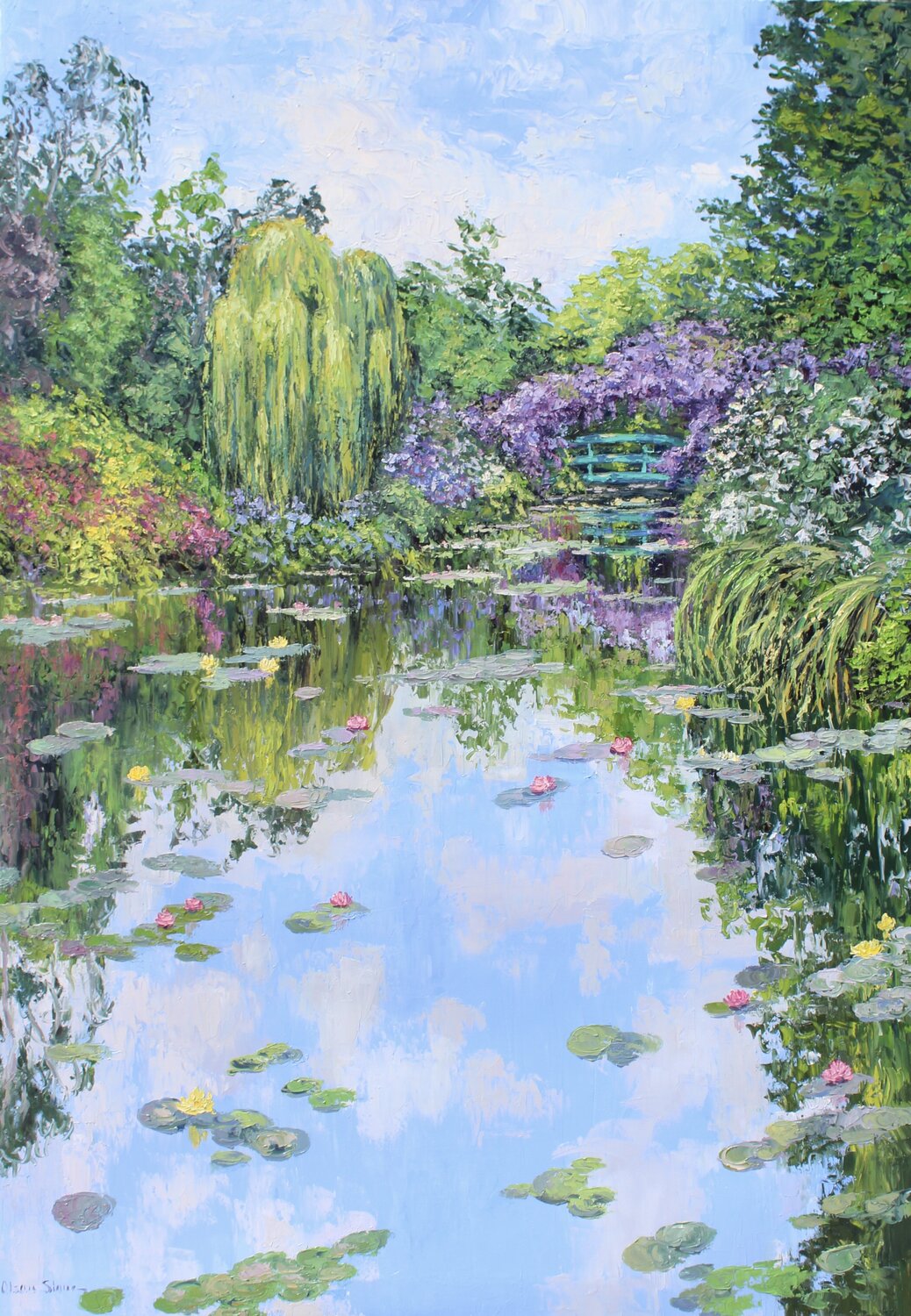 The Beauty Of Giverny by Kristen Olson Stone (2024) : Painting Oil on ...