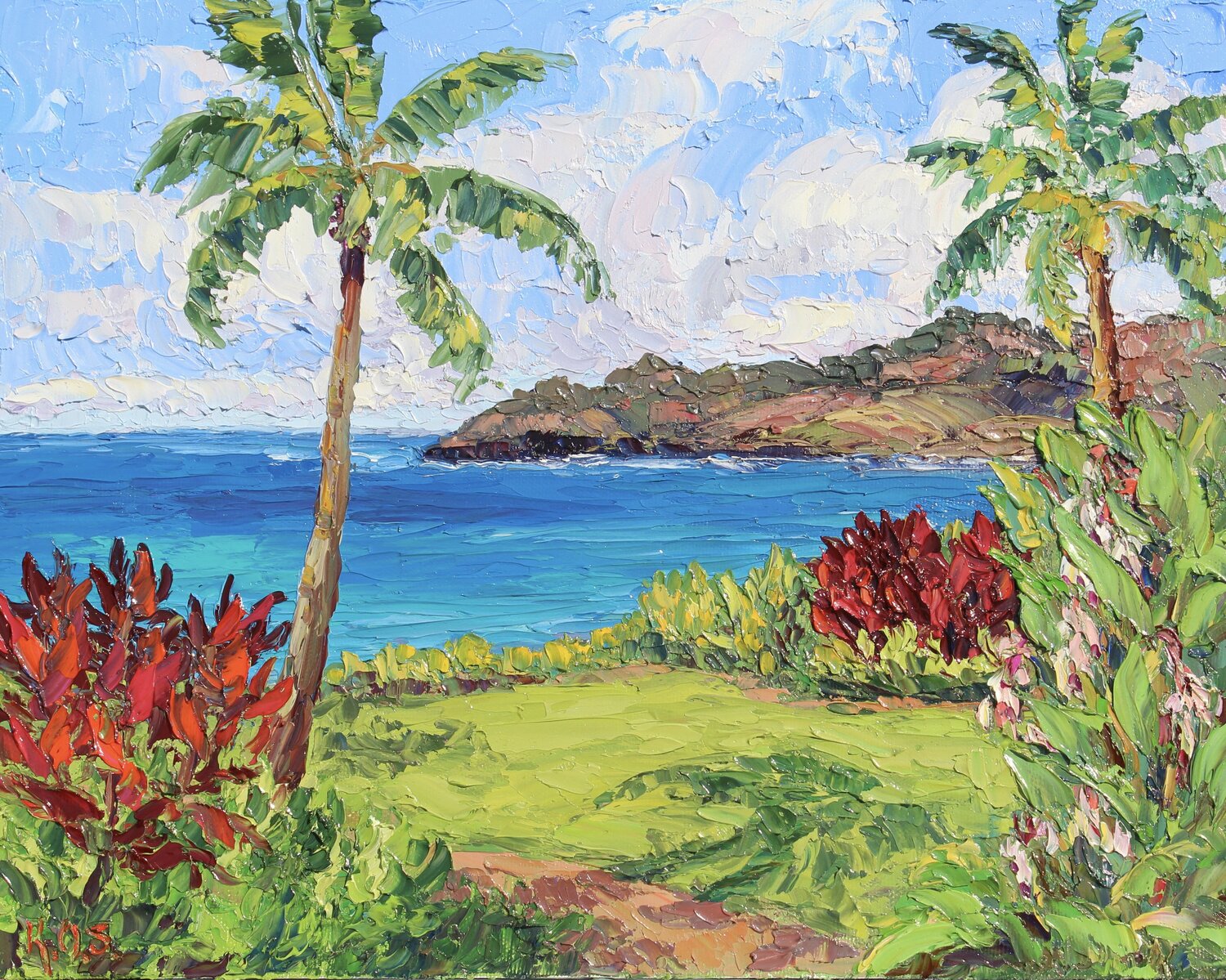 Hawaiian Aloha by Kristen Olson Stone (2024) : Painting Oil on Canvas ...