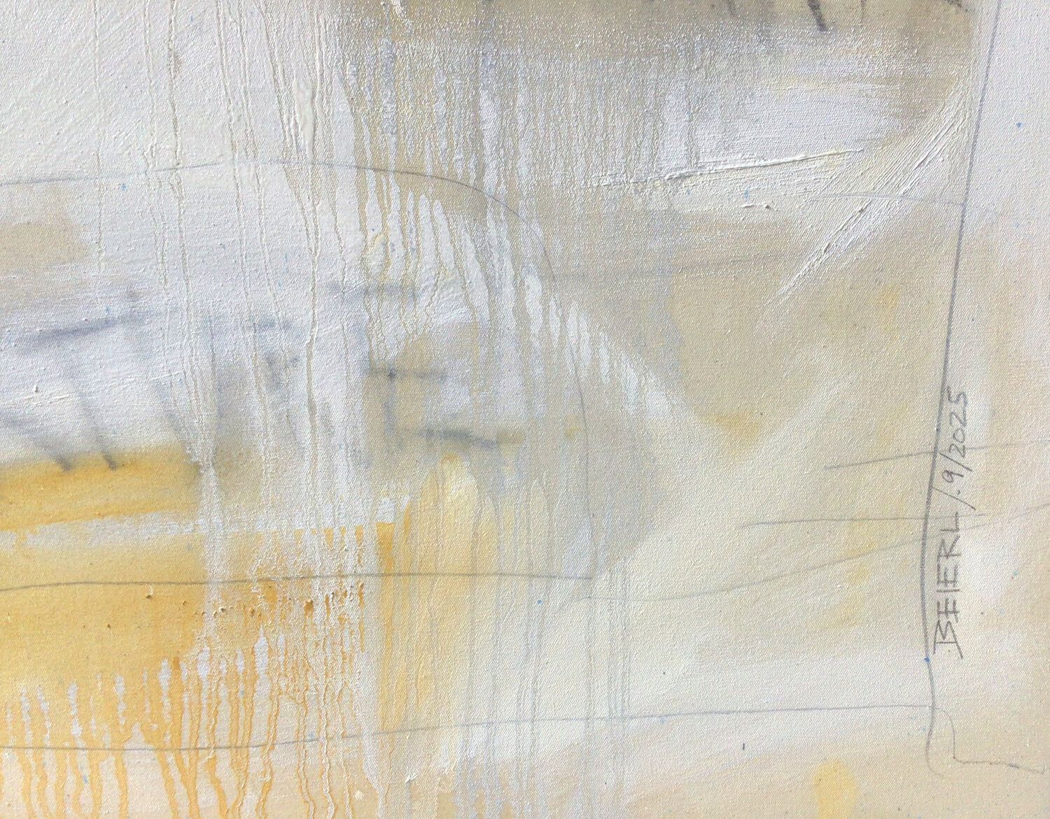 BIRDS ON A WIRE WATING FOR DEPARTURE by Hari Beierl (2025) : Painting ...