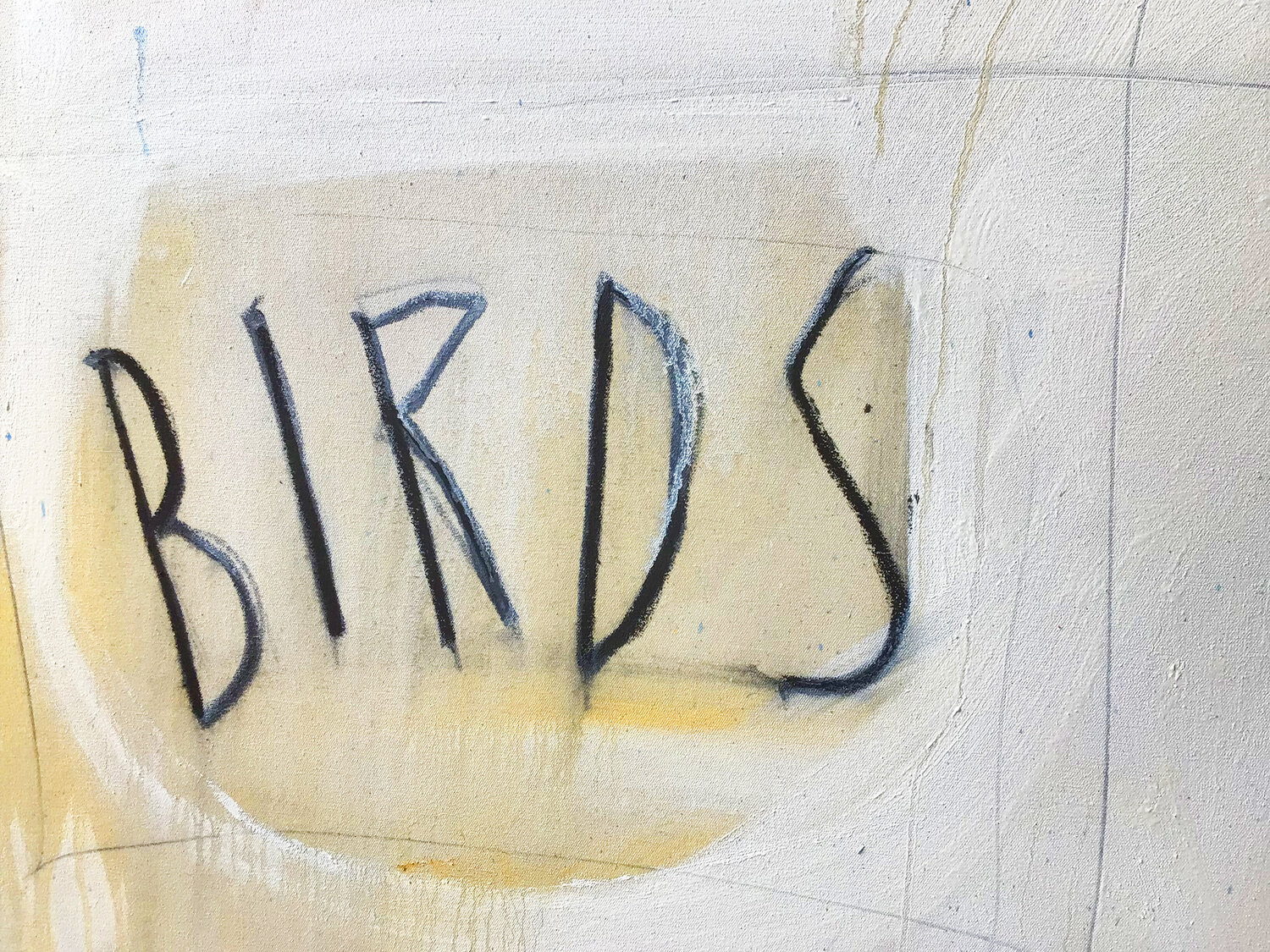 BIRDS ON A WIRE WATING FOR DEPARTURE by Hari Beierl (2025) : Painting ...