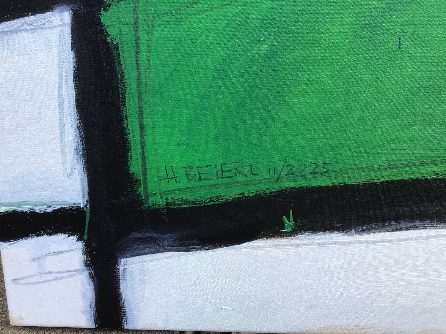 SUNLADDER by Hari Beierl (2025) : Painting Oil, Graphite on Canvas ...