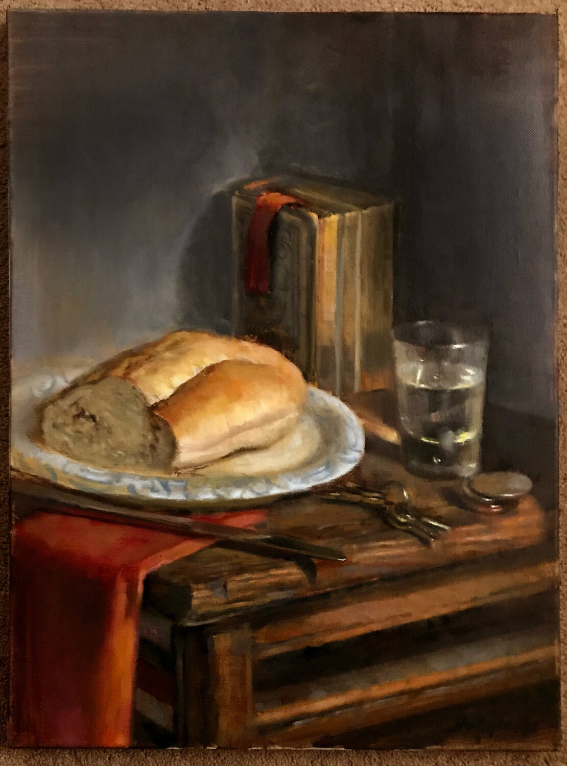 Dante's Inferno with Bread and Water by Hall Groat II (2021) : Painting ...