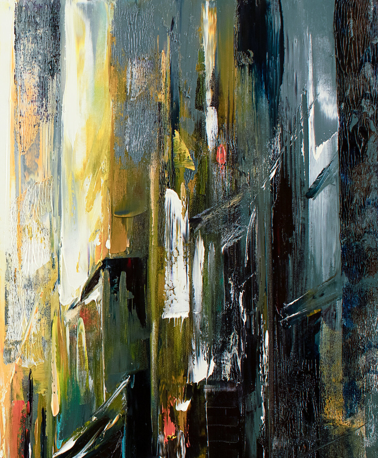 Energy of the City by Bozhena Fuchs (2021) : Painting Oil on Canvas ...