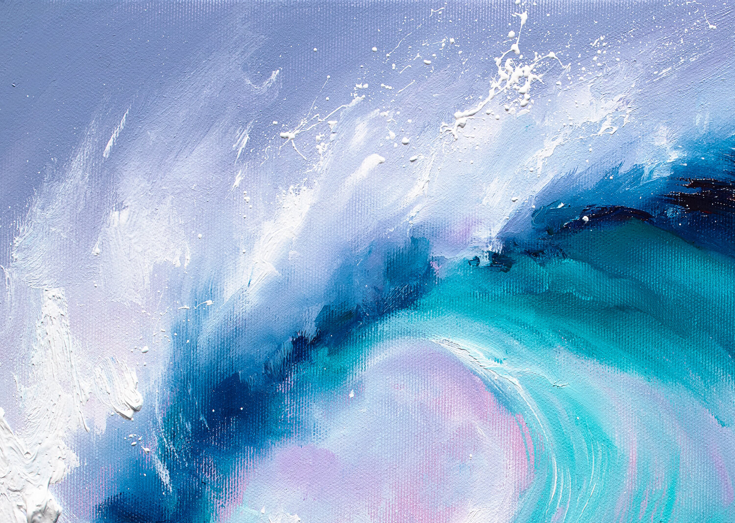 Fast Surfer by Bozhena Fuchs (2023) : Painting Oil on Canvas - Singulart