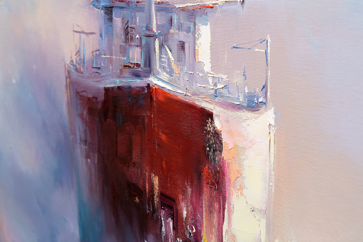 Through the Sunny Haze by Bozhena Fuchs (2023) : Painting Oil on Canvas ...