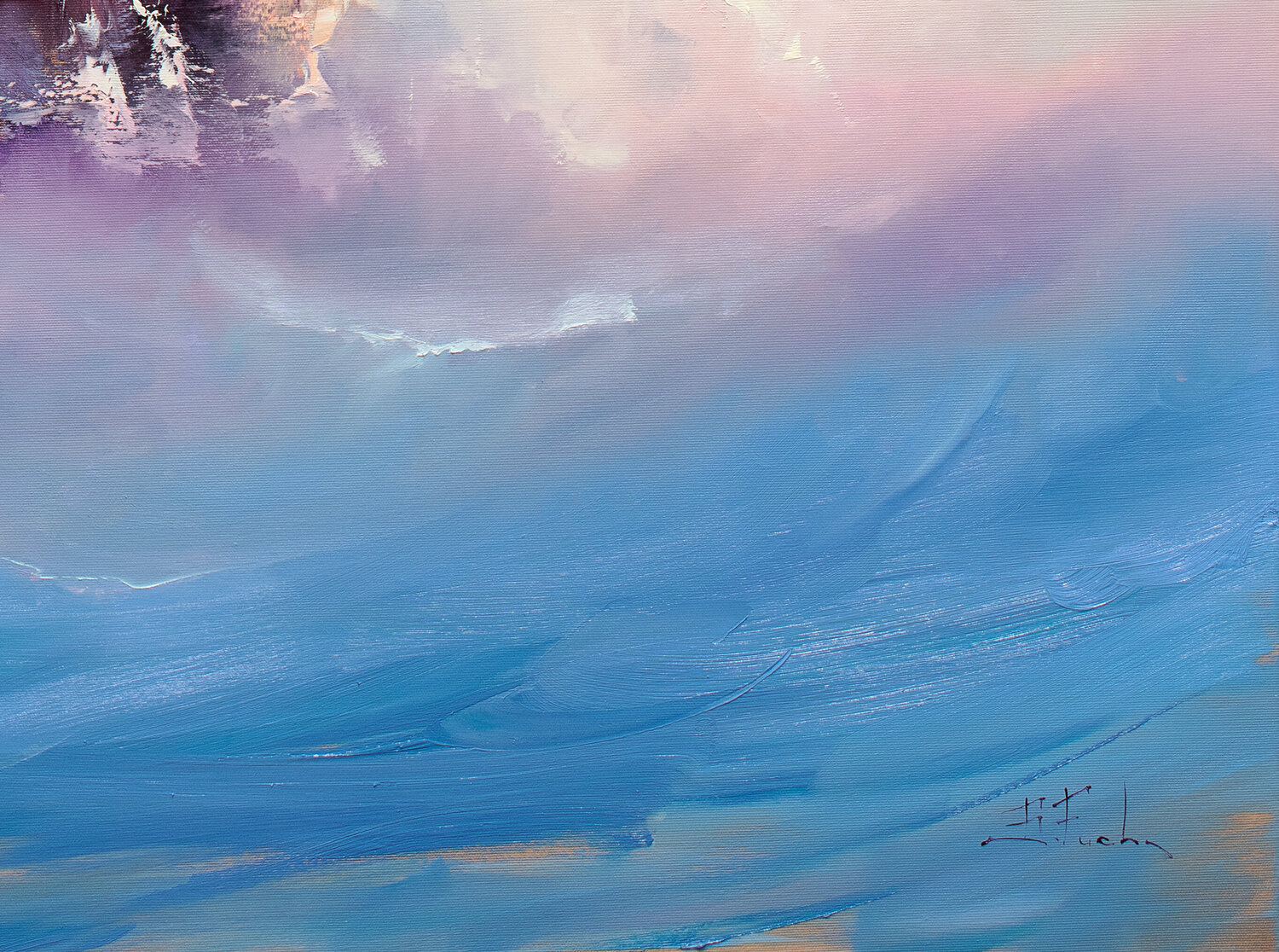 Through the Sunny Haze by Bozhena Fuchs (2023) : Painting Oil on Canvas ...