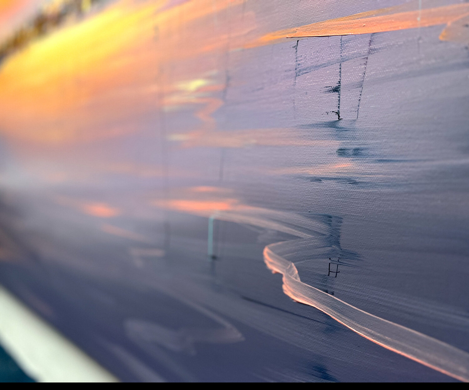 Marina at First Light by Bozhena Fuchs (2024) : Painting Oil on Linen ...