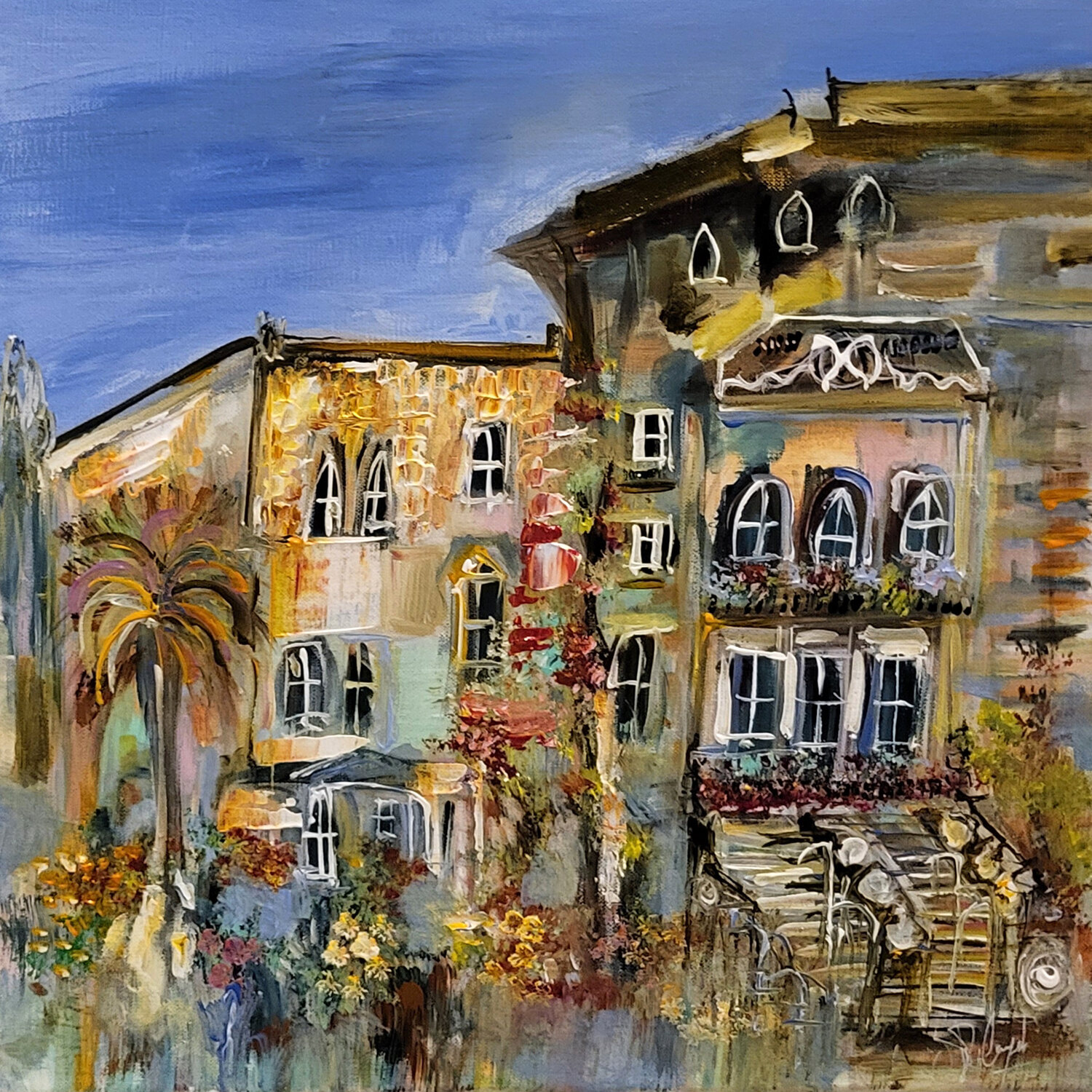 La maison de Rapallo - En exclusivité sur Singulart von Muriel Cayet ...