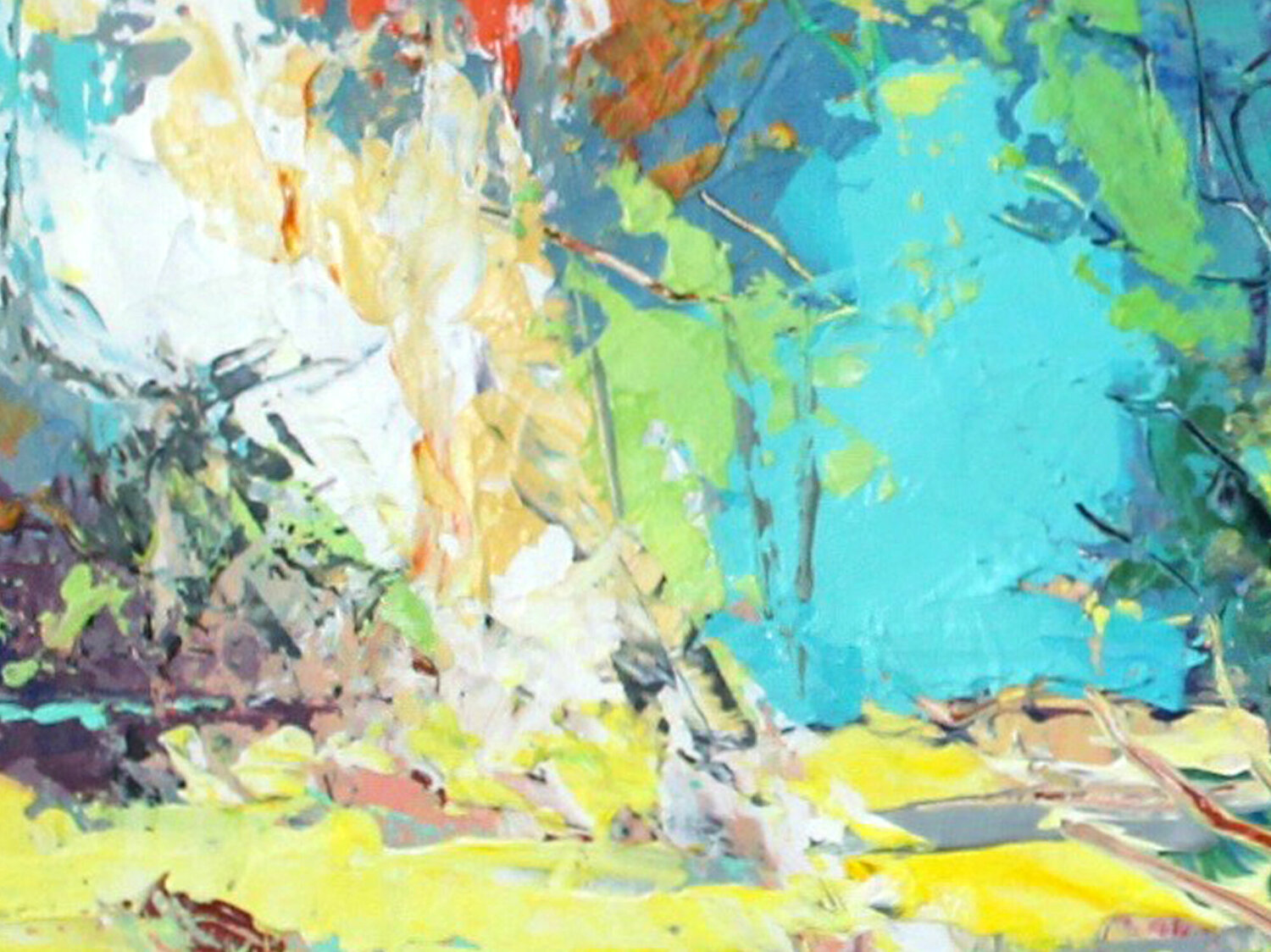 HALF ABSTRACT 4 by Jean-Paul Schmitt (2021) : Painting Acrylic on ...