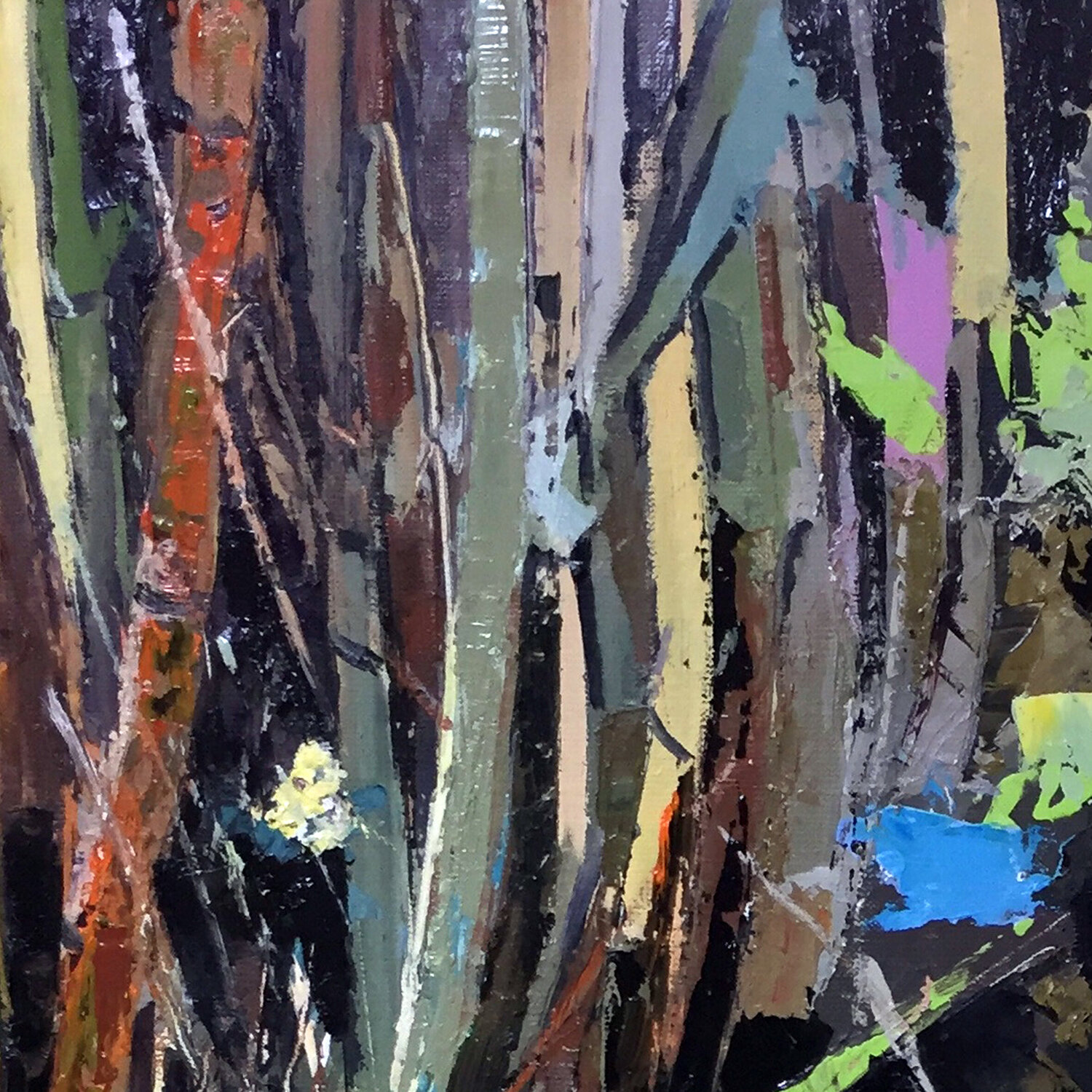 HALF ABSTRACT 15 (Mh) de Jean-Paul Schmitt (2023) : Peinture Huile sur ...