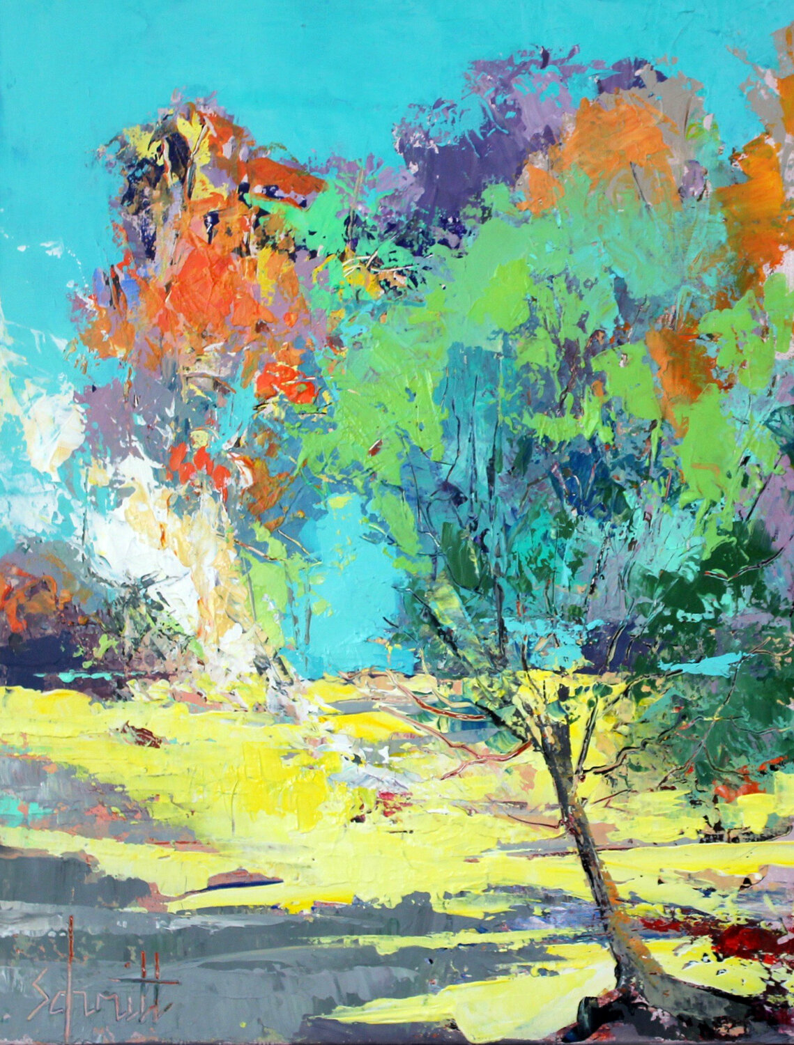 HALF ABSTRACT 4 by Jean-Paul Schmitt (2021) : Painting Acrylic on ...