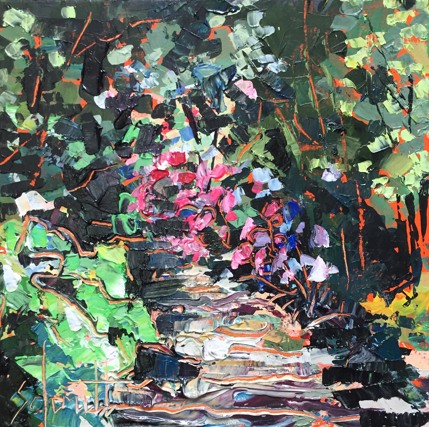 HALF ABSTRACT 8 by Jean-Paul Schmitt (2022) : Painting Acrylic on ...