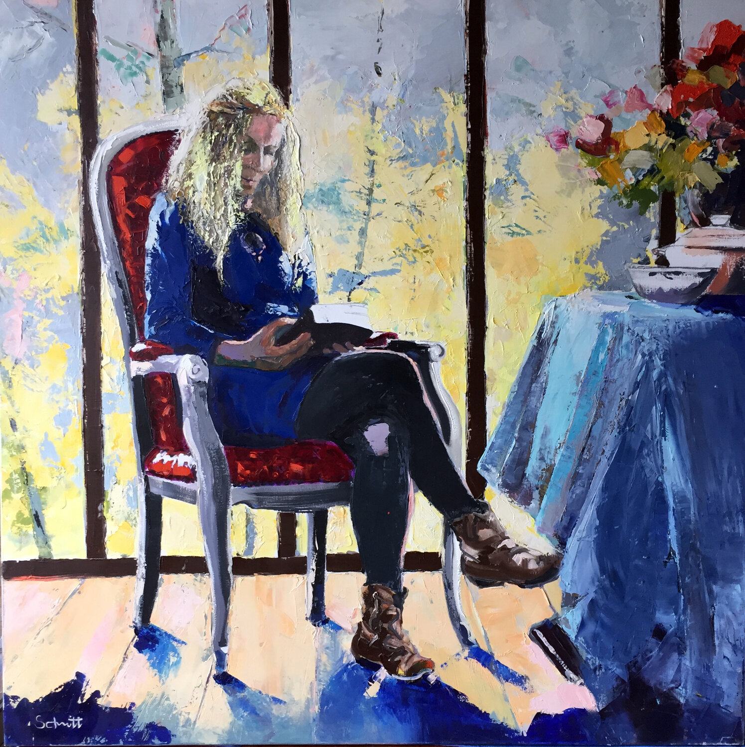 QUATRIÈME DE COUVERTURE by Jean-Paul Schmitt (2016) : Painting Oil on ...