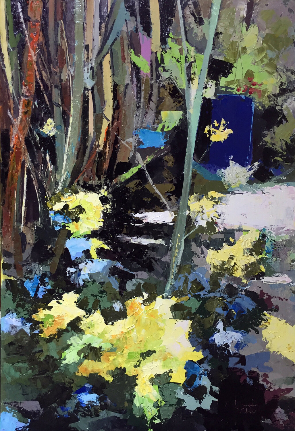 HALF ABSTRACT 15 (Mh) de Jean-Paul Schmitt (2023) : Peinture Huile sur ...