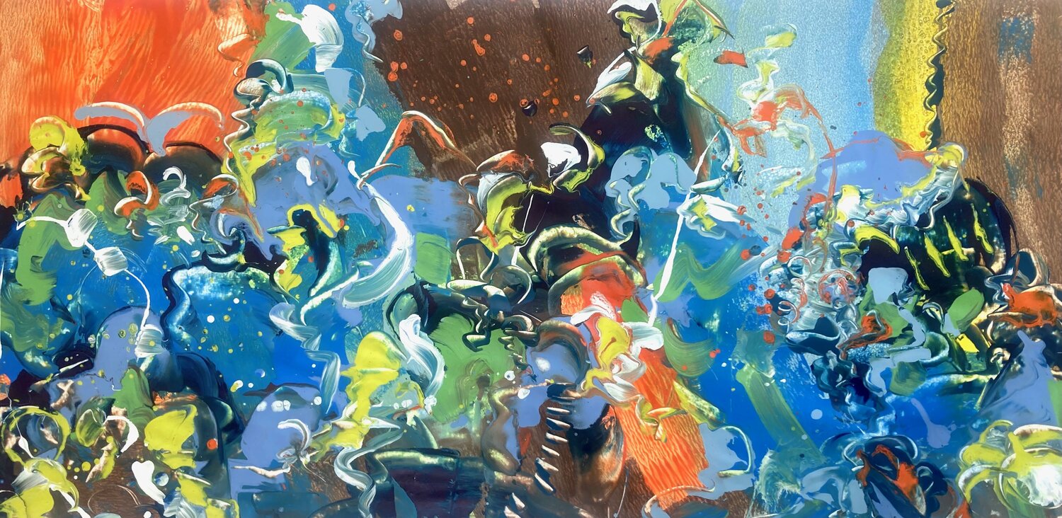 GENESIS IO - THE BLOOM de Delphine Bernard (2024): Pintura Acrílico en ...