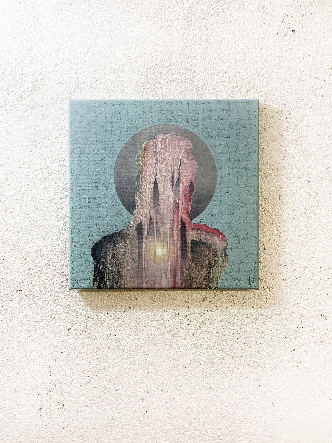 I believed von Peter Pitout (2025): Malerei Öl, Graphit auf Leinwand ...