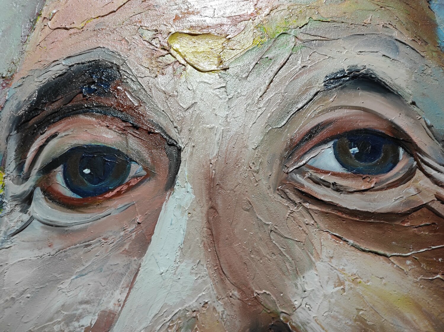 Albert Einstein by Gerdus Bronn (2021) : Painting Acrylic on Canvas ...