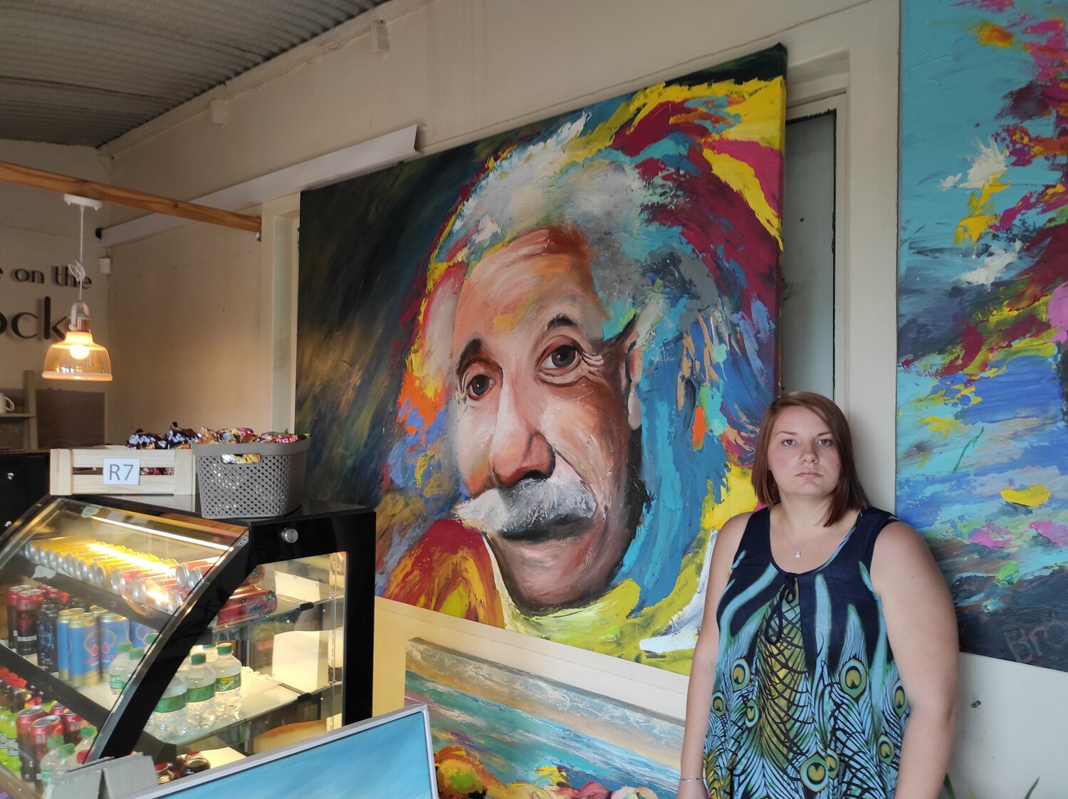 Albert Einstein by Gerdus Bronn (2021) : Painting Acrylic on Canvas ...