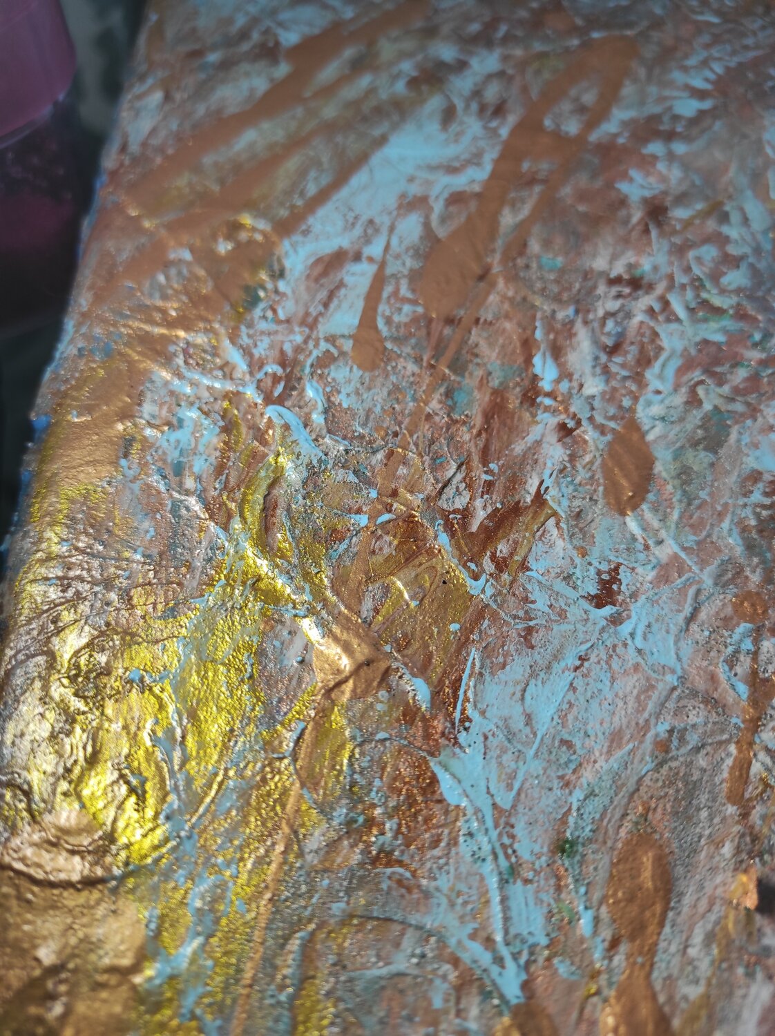 Copper Currents by Gerdus Bronn (2023) : Painting Acrylic, Oil on ...