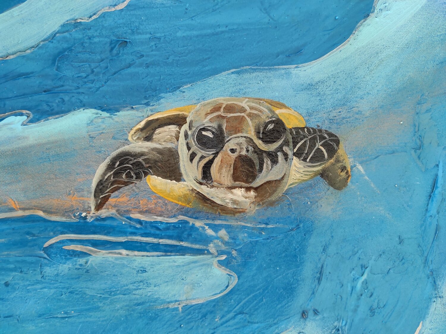 The brave beginnings by Gerdus Bronn (2023) : Painting Acrylic, Oil on ...