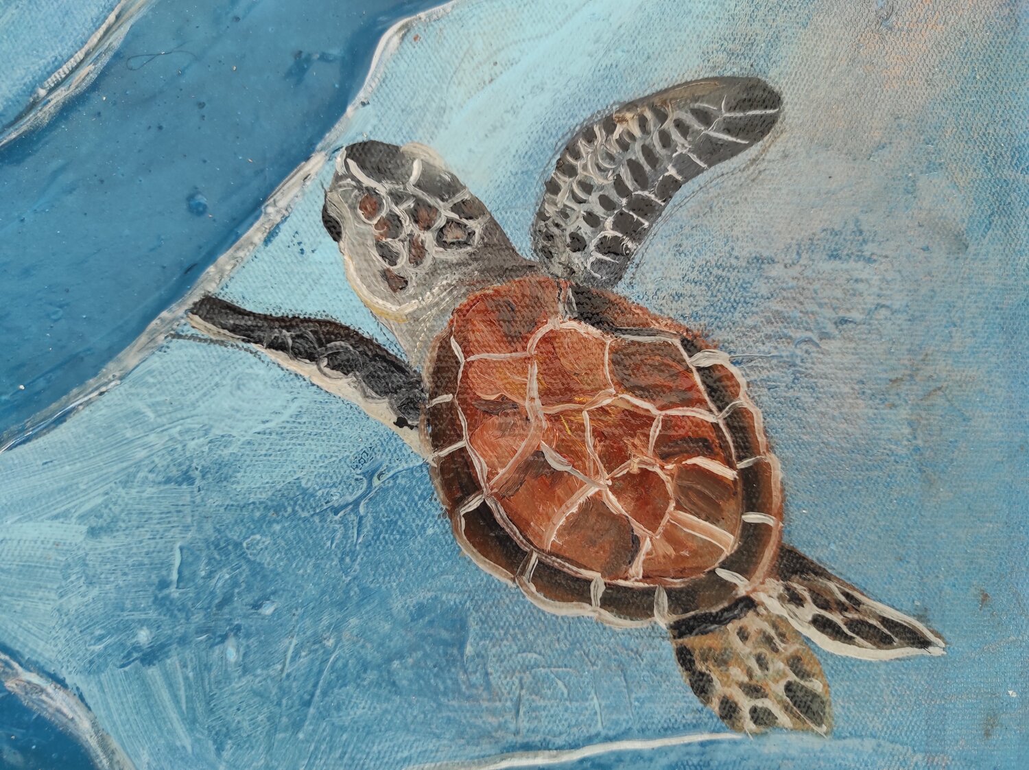 The brave beginnings by Gerdus Bronn (2023) : Painting Acrylic, Oil on ...