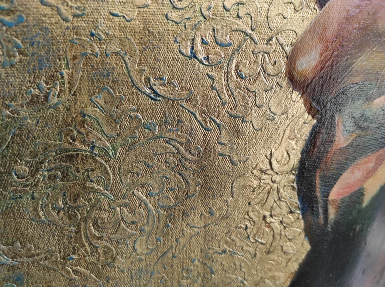 A crown of gold by Gerdus Bronn (2023) : Painting Acrylic, Oil on ...