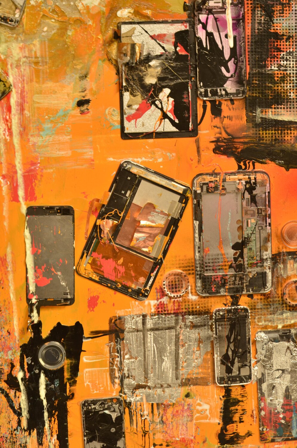 Robot de Alejandra Osollo soto (2022) : Peinture Acrylique, Huile sur ...