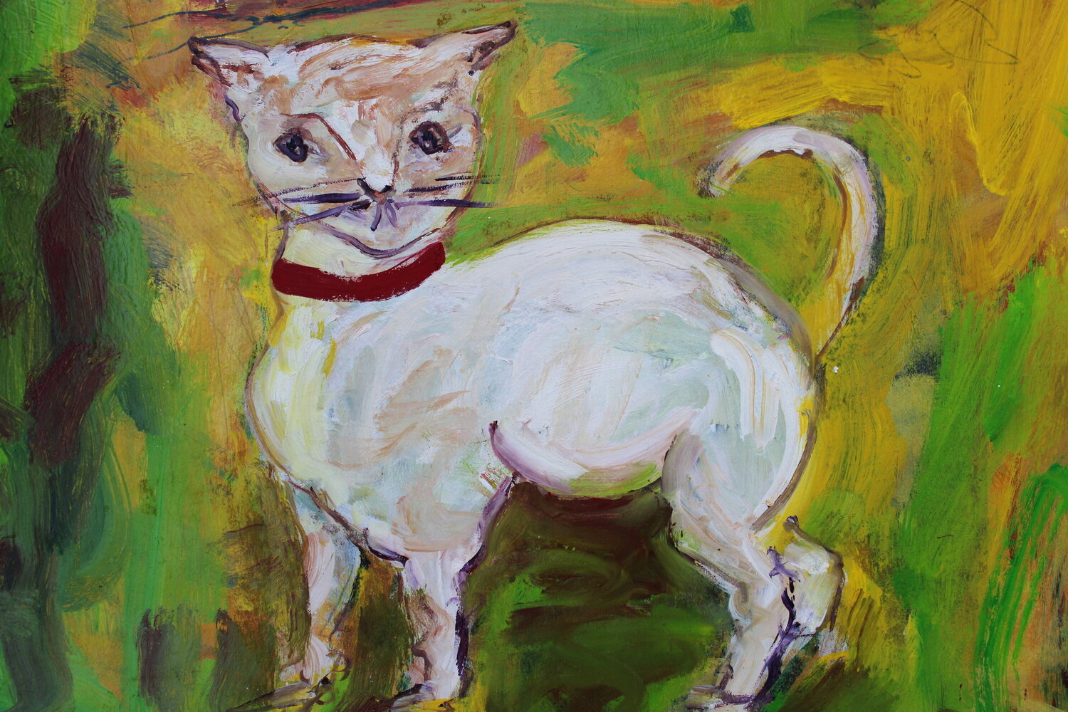 Mes chats pitres by Victorine Follana (2023) : Painting Oil on ...