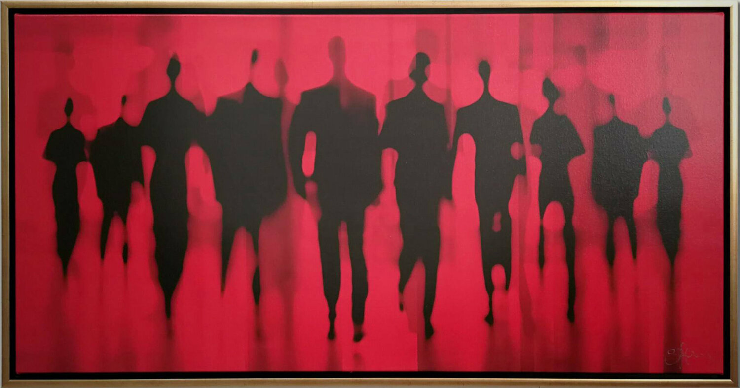 Human Blur Red - Photographic Art by Sven Pfrommer by Sven Pfrommer ...