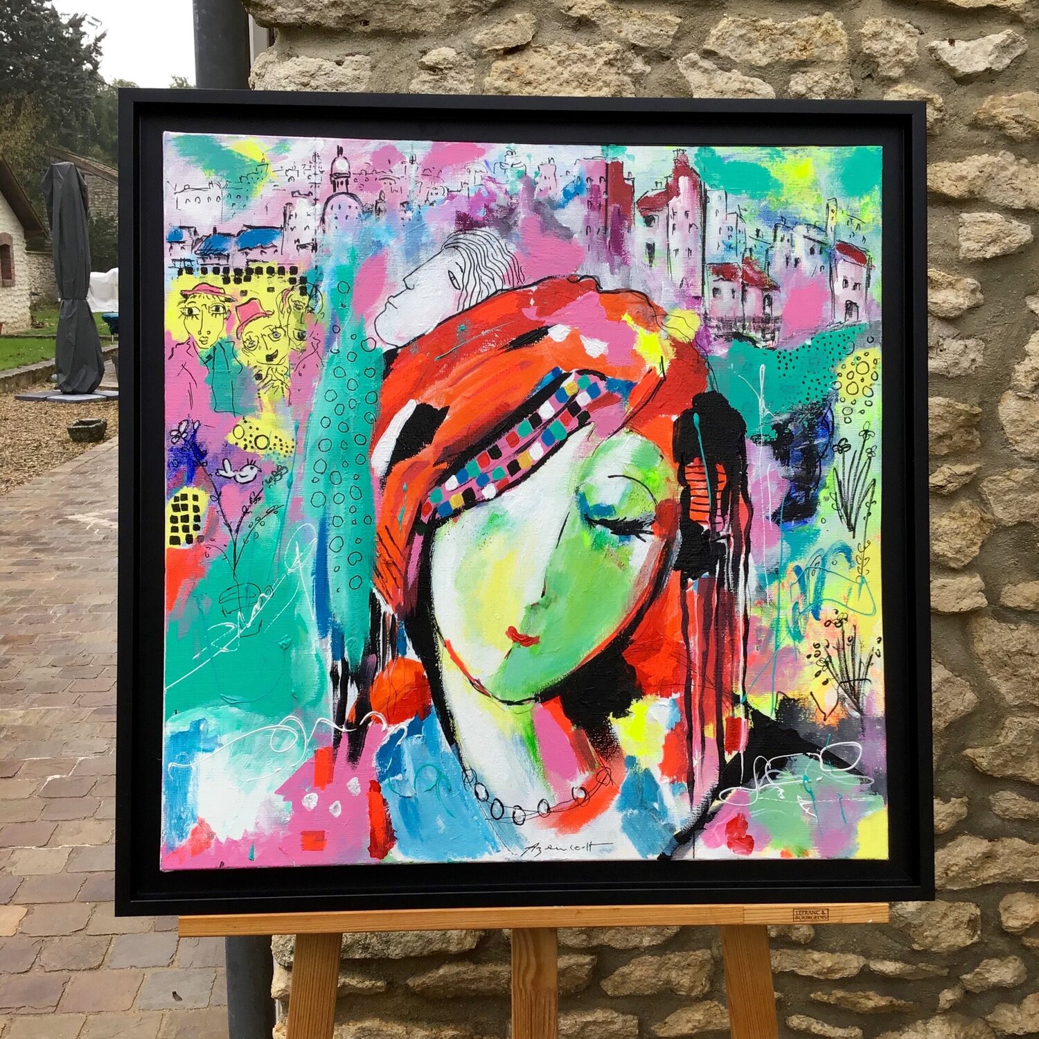 MARIE de Jean-Louis Azencott (2022) : Peinture Acrylique sur Toile - Singulart