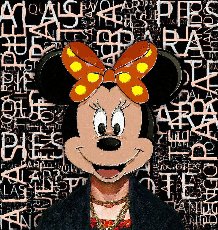 Pop Art Minnie Mouse