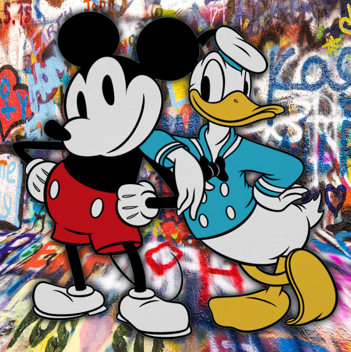Donald Duck And Mickey Mouse