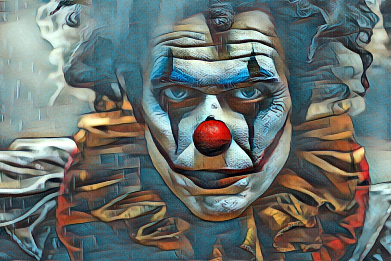 Scary Clown Paintings