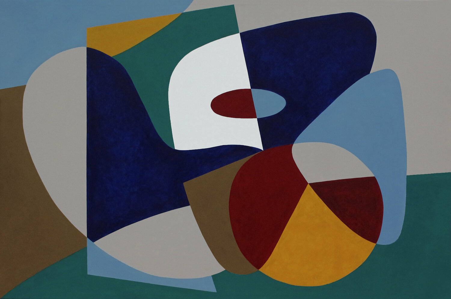 Recon # 13 by Simone Florell (2021) : Work on Paper Acrylic on Canvas ...