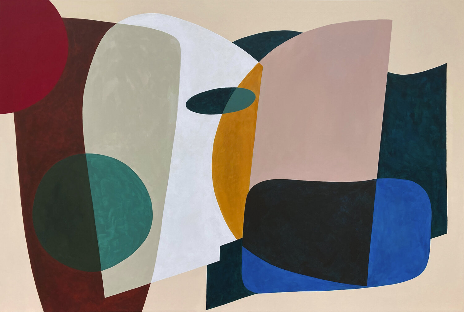 Recon # 19 by Simone Florell (2022) : Work on Paper Acrylic on Canvas ...