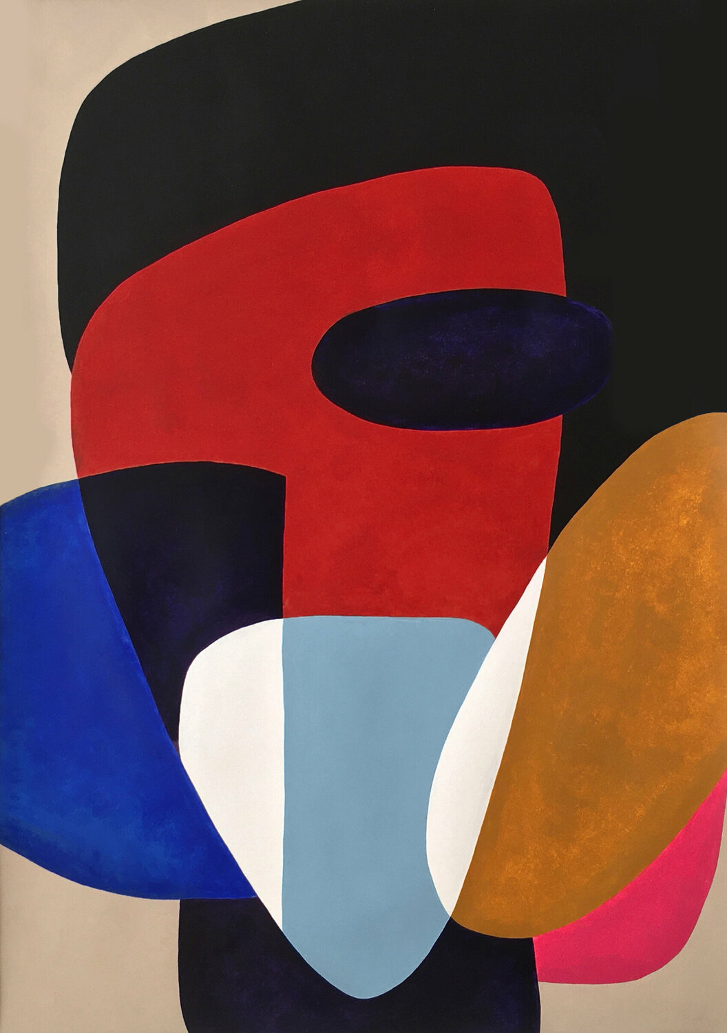 Reference # 5.5 by Simone Florell (2020) : Work on Paper Acrylic on ...