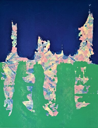 Sans titre 160 by Gerard Melet (2023) : Painting Acrylic on Canvas ...