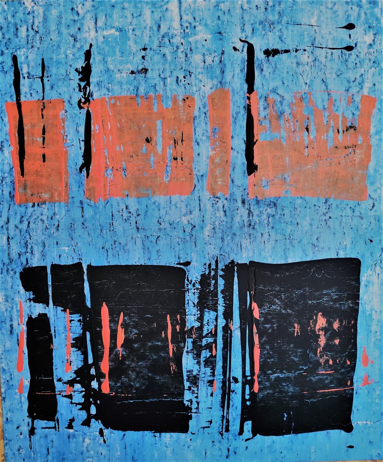 Sans titre 137 von Gerard Melet (2022): Malerei Acryl auf Leinwand ...