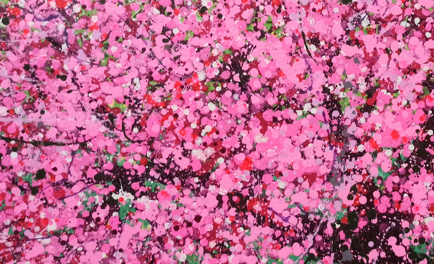 CHERRY BLOSSOM by Phuong Hoang (2023) : Painting Acrylic on Canvas ...