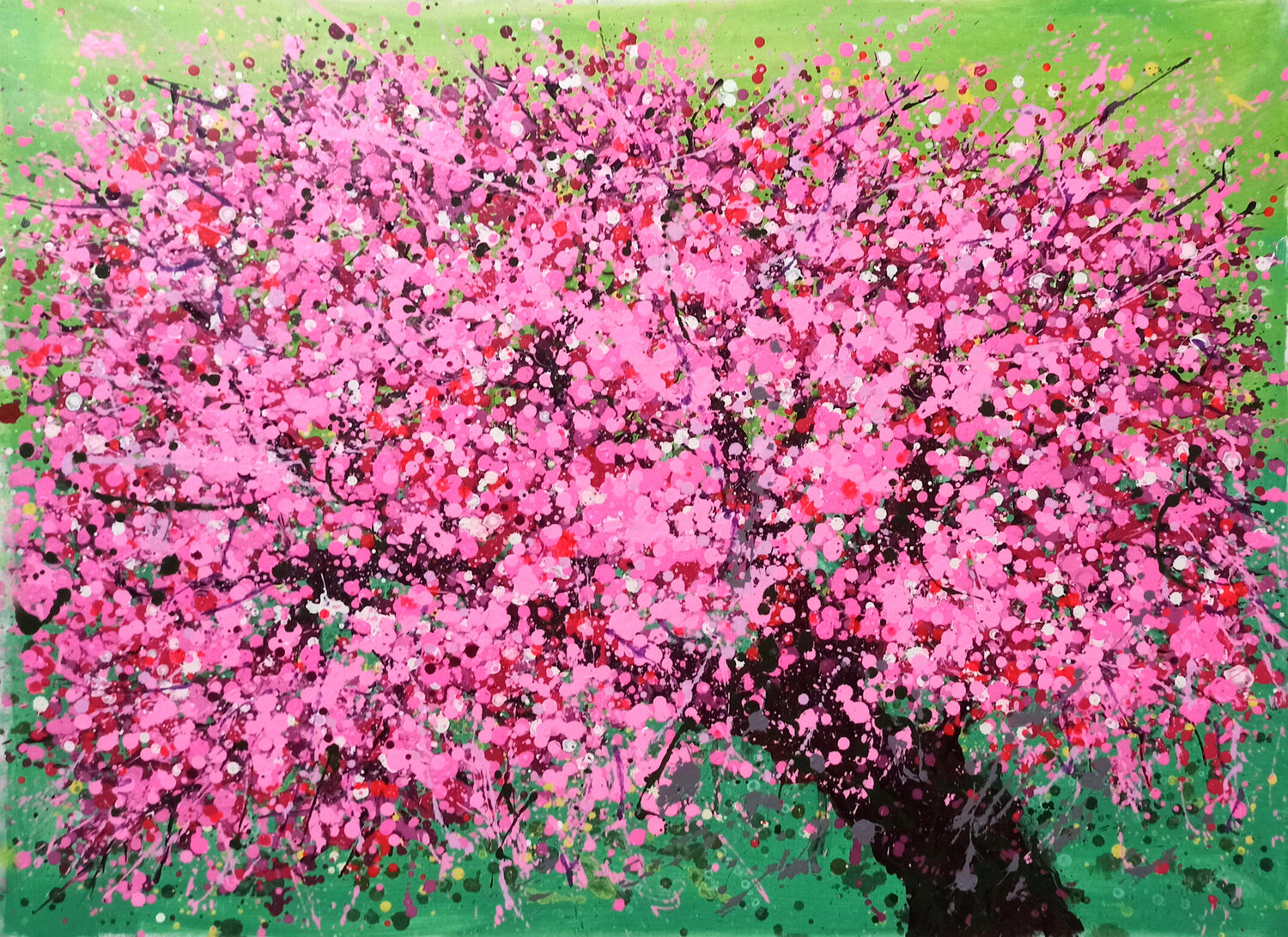 CHERRY BLOSSOM de Phuong Hoang (2023): Pintura Acrílico en Lienzo ...