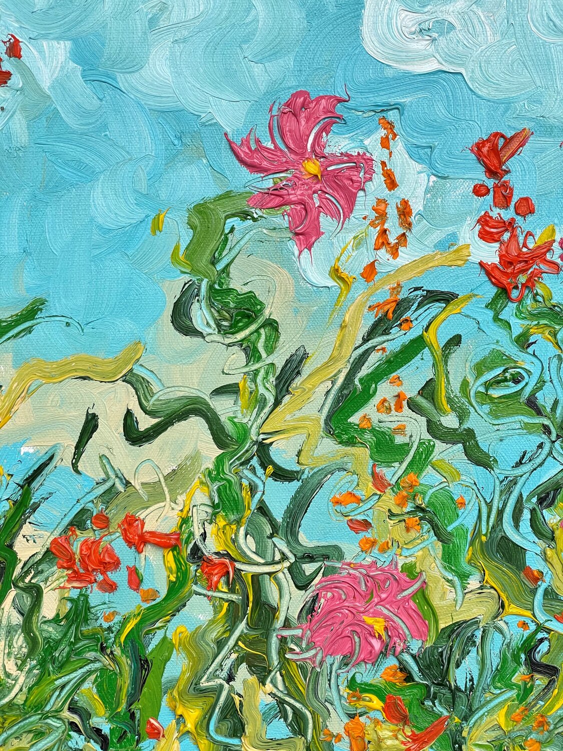 Garden Study Summer Sans Souci by Jon Parlangeli (2023) : Painting Oil ...
