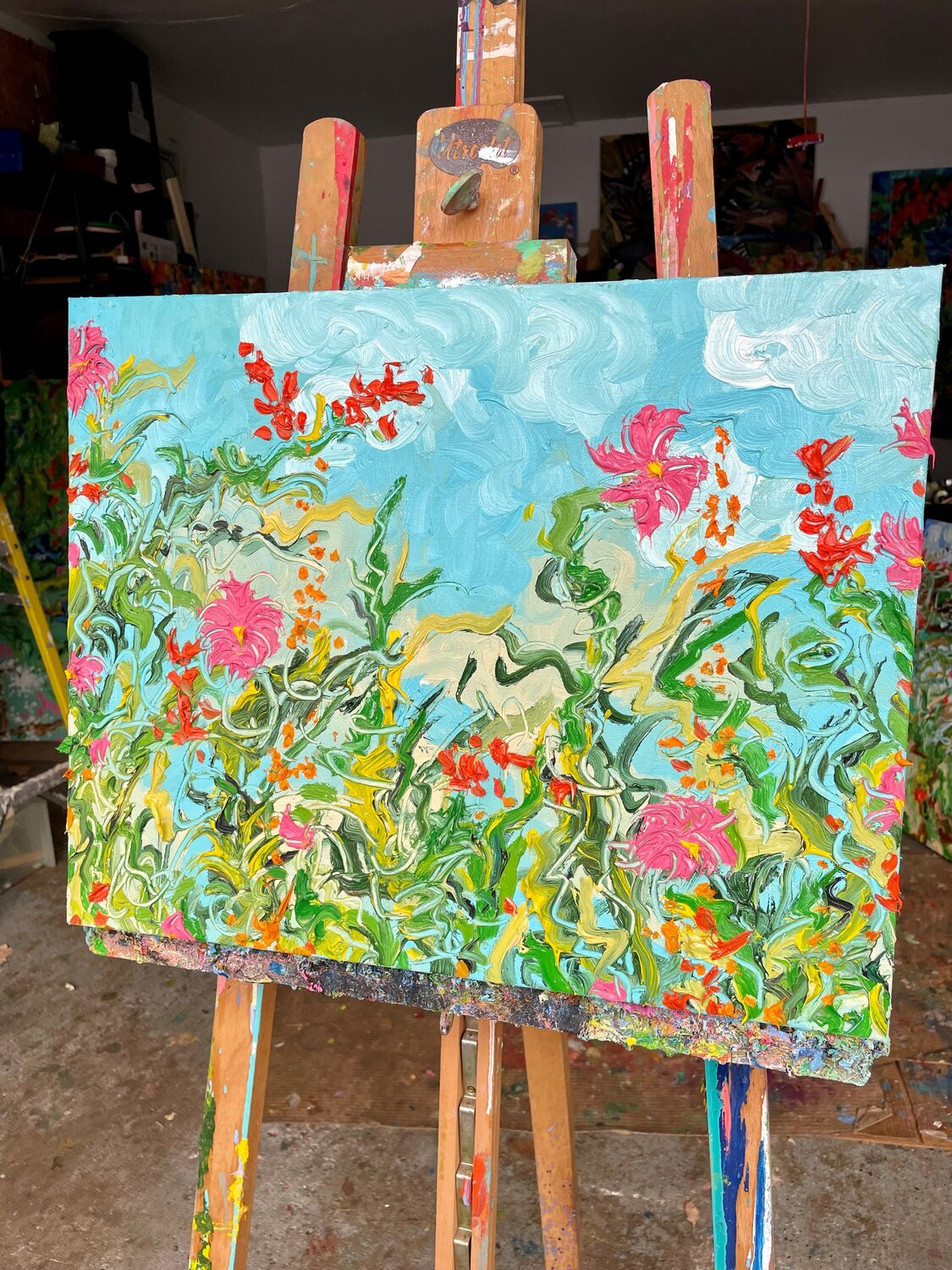 Garden Study Summer Sans Souci by Jon Parlangeli (2023) : Painting Oil ...