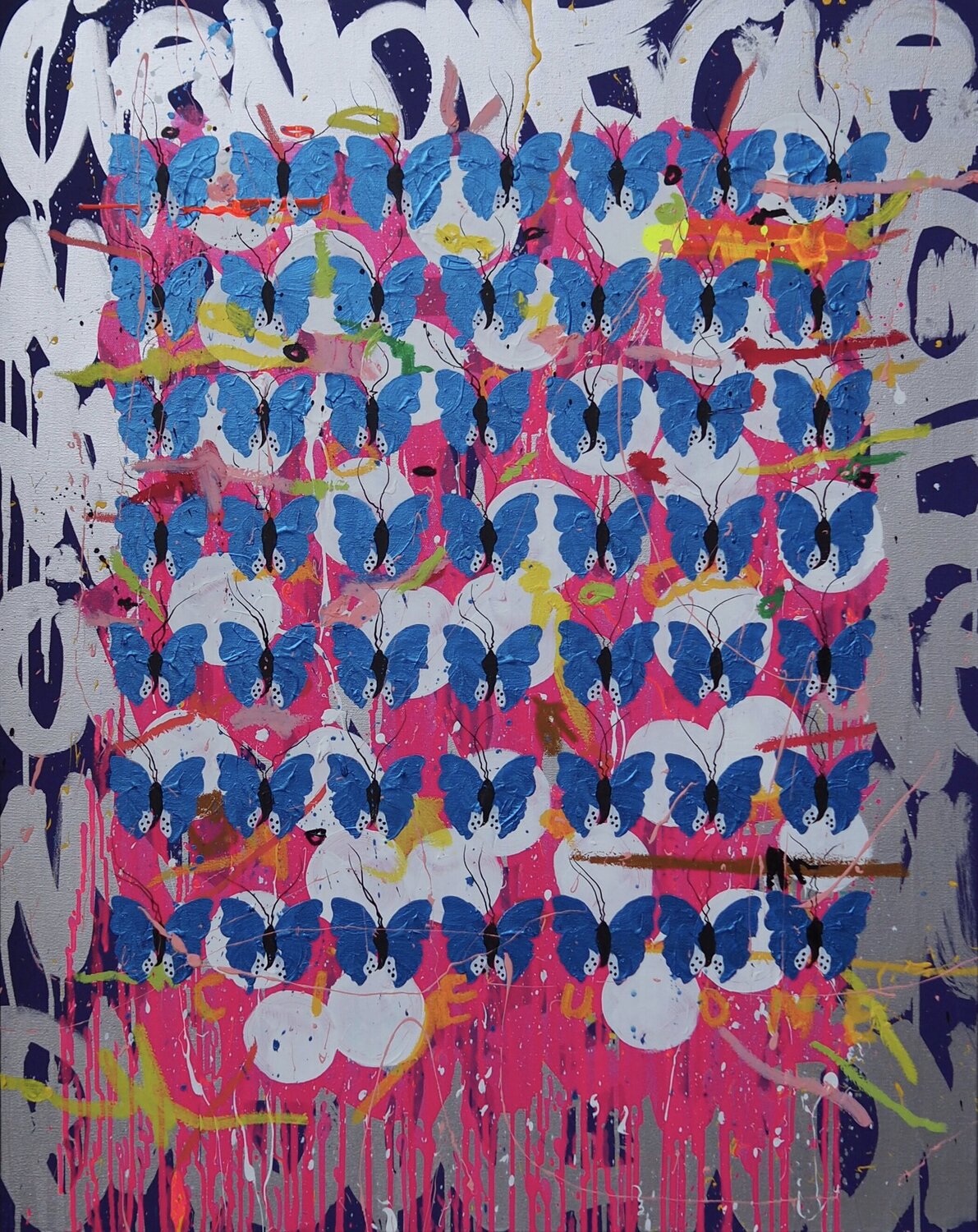 première peinture 2024 von Cieu (2024): Malerei Acryl, Graffiti auf ...