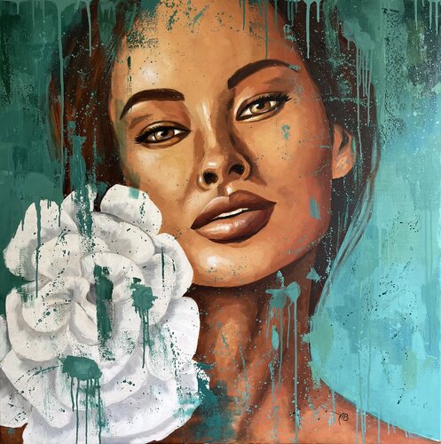 The Journey Within de Anna Briukhovetska (2025): Pintura Óleo en Lienzo ...