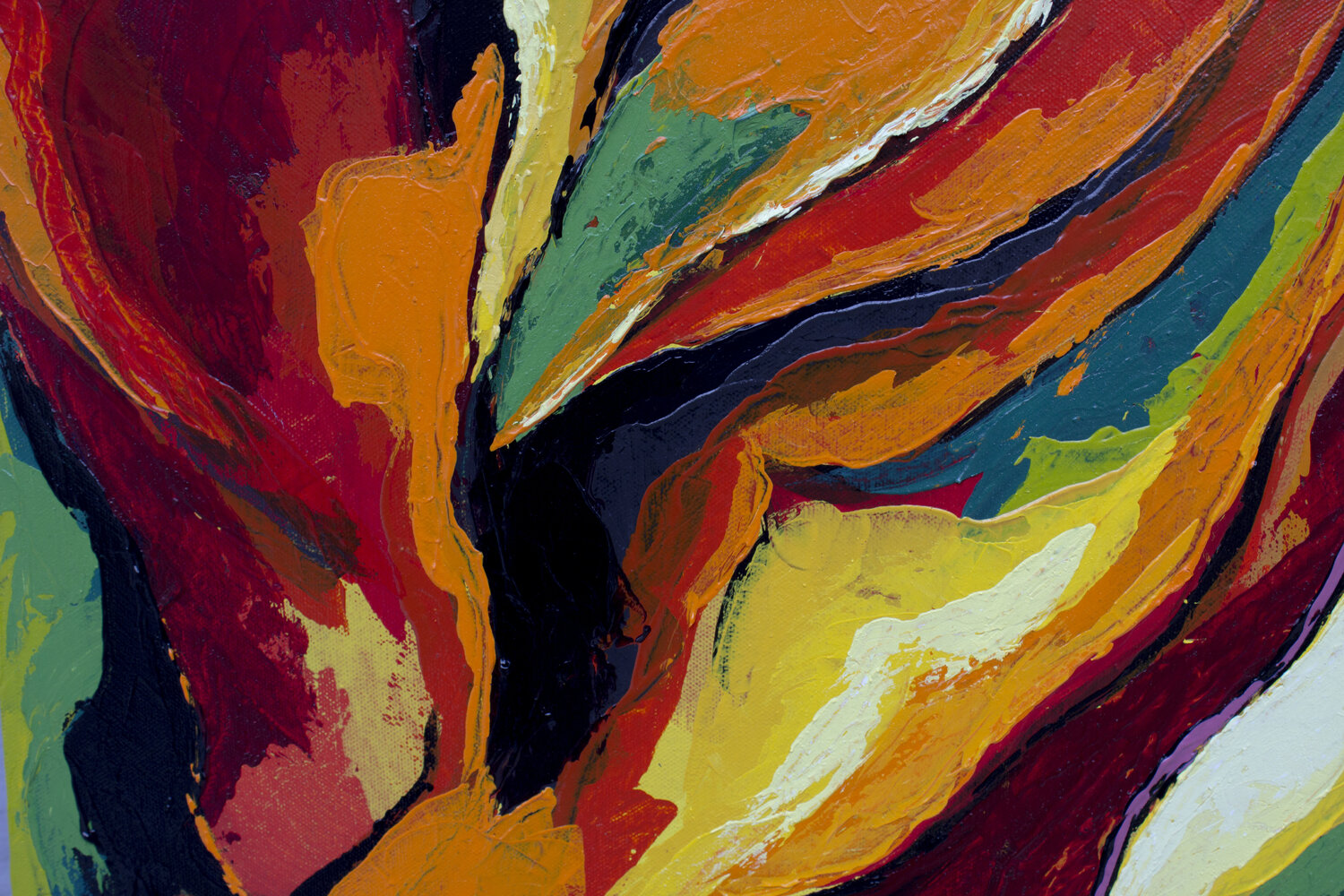 Toro en amarillo by Didier Franco (2023) : Painting Acrylic on Canvas ...