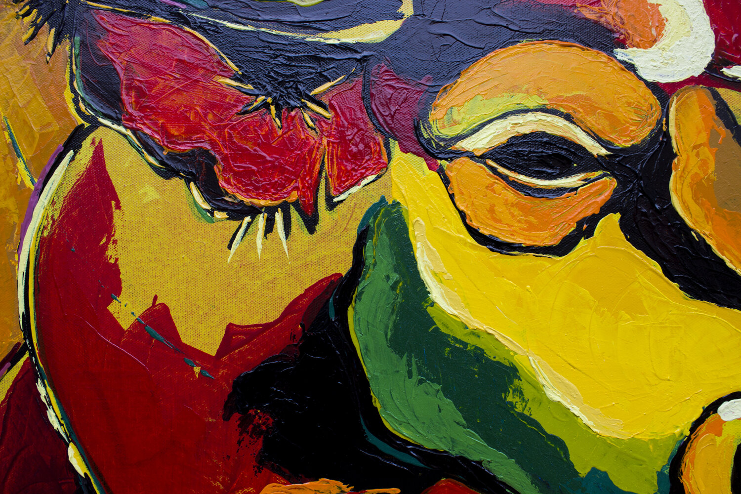 Toro en amarillo by Didier Franco (2023) : Painting Acrylic on Canvas ...