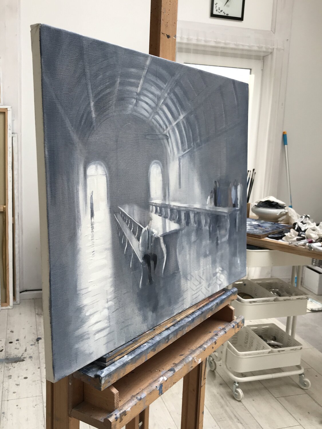 Fratery von Dita Luse (2015): Malerei Öl auf Leinwand - SINGULART